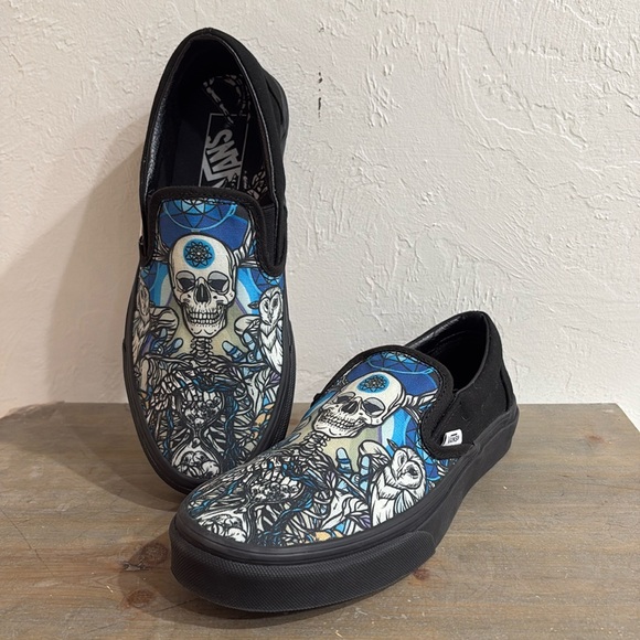 Vans | Shoes | New Vans X Schoph Skull Skeleton Owl Sneakers W8 M65 ...